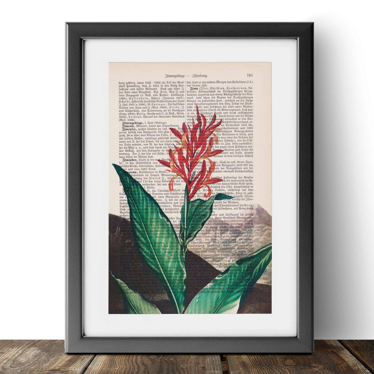 Indian Reed - Robert John Thornton - Vintage Book Page Art Print - Art ...